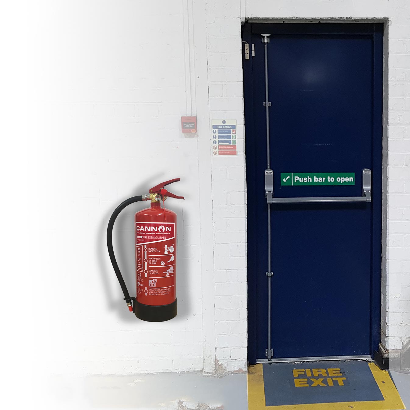 Water Extinguisher (Black) | Cannon Fire Protection